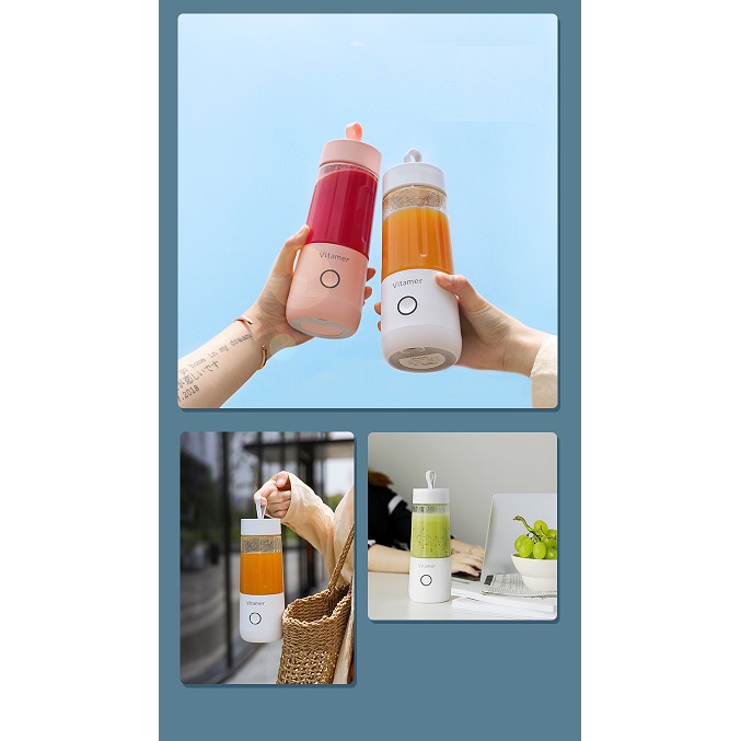 VITAMER Official รุ่น VIT-005 แก้วปั่นพกพา รุ่นใหม่ล่าสุด ขนาด 350ml ...