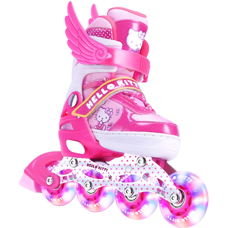 Hello Kitty Skates เด็กครบชุด Kids Roller Skates หญิง Beginners Inline ...
