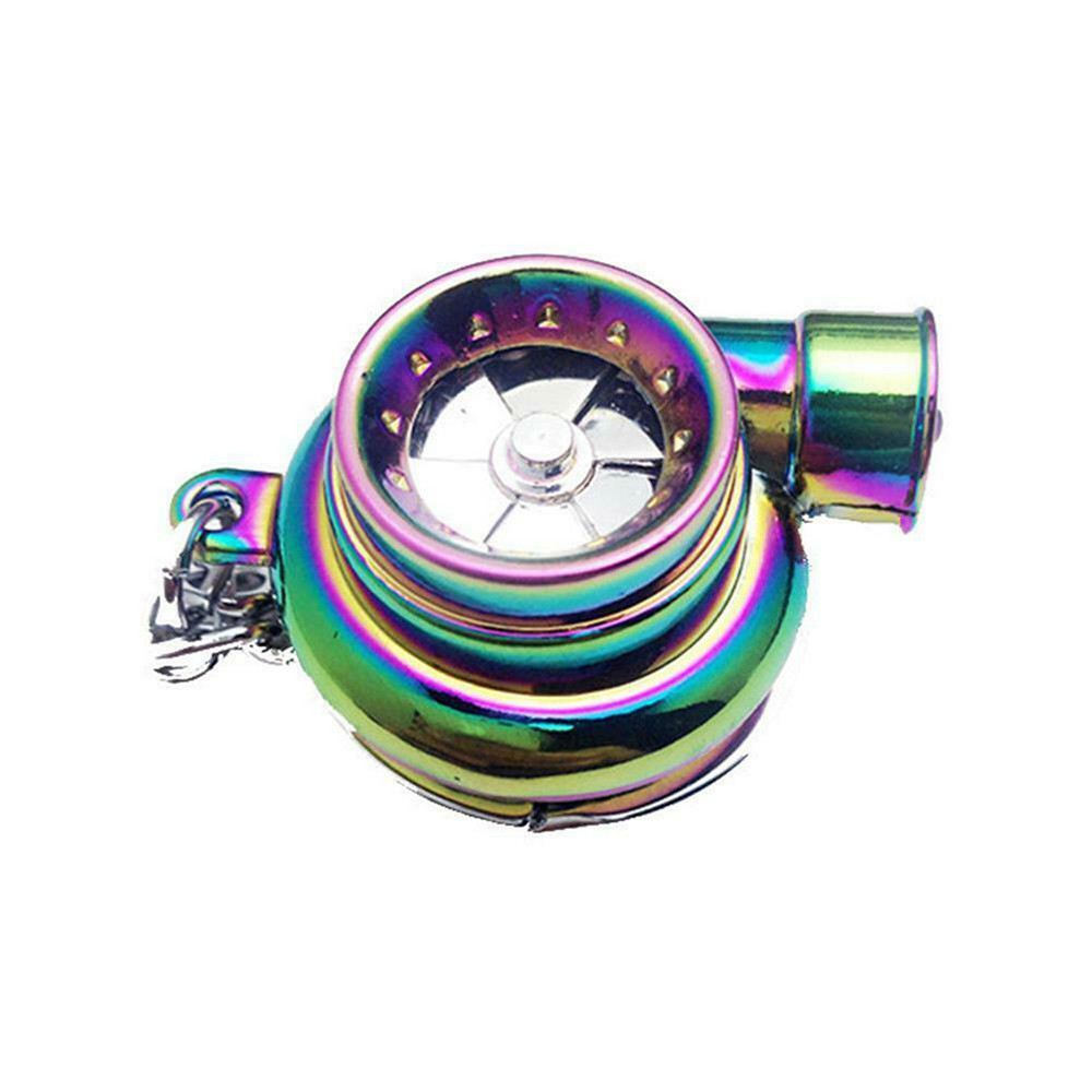 Neo Turbo Keychain Keyring Rainbow LED Light BOV Sound Turbocharger Car ...