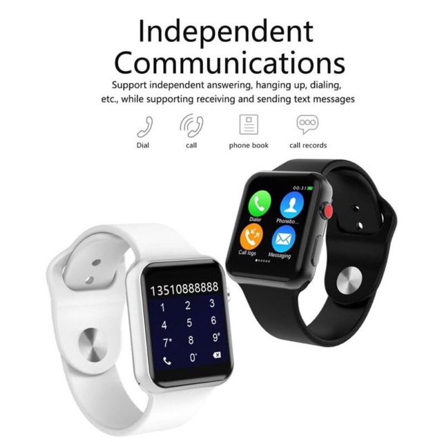 ลดไฟลุก Smart watch I6 ของแท้ โทรเข้า-ออกได้ รองรับภาษาไทย มี GPS ในตัว ...