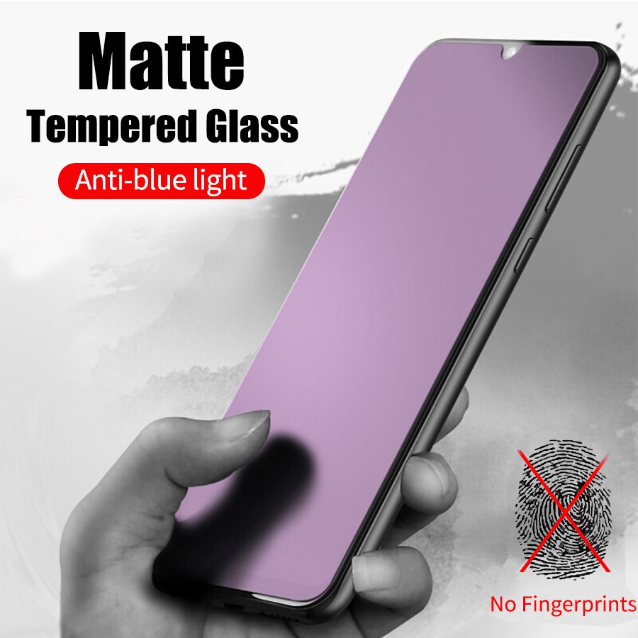 No Fingerprint Matte Tempered Glass For OPPO Reno2 Reno3 Reno4 Reno 4 3 ...