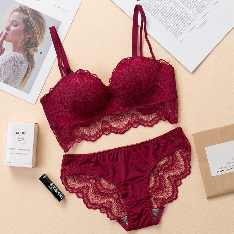 เซตชุดชั้นในลูกไม้ (เสื้อในกางเกงใน)มีบริการเก็บเงินปลายทาง - mindset.shop11 - ThaiPick