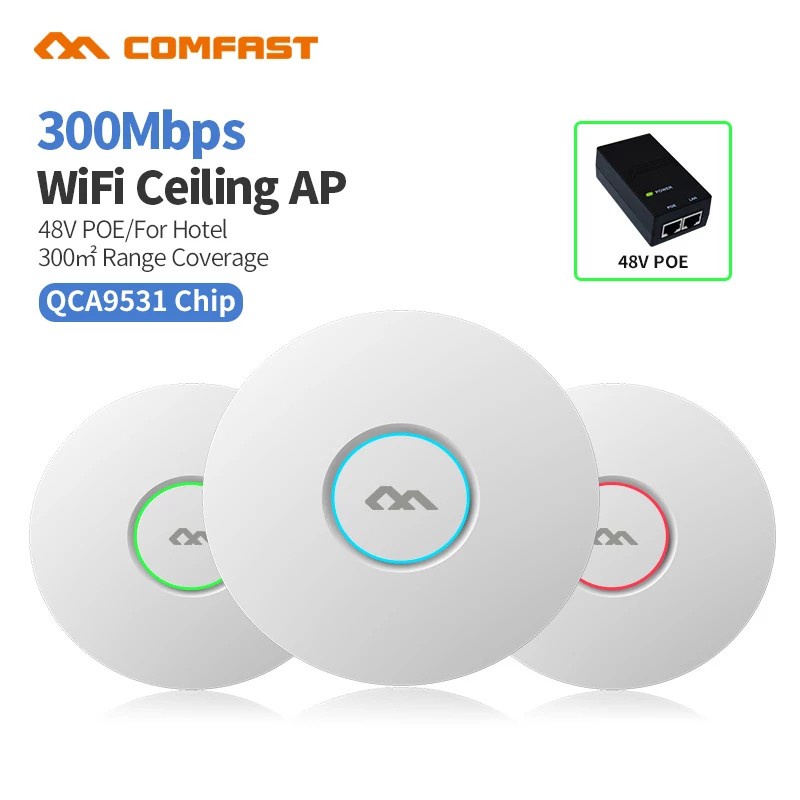 Comfast CF-E113A เราเตอร์สะพาน WiFi CPE ไร้สาย 300Mbps 3KM 5.8Ghz 11dBi CF-E113A 2 ชิ้น ...
