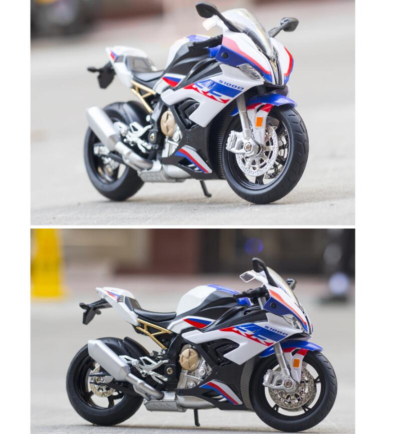 112 BMW S1000RR Motorcycle Alloy Model Diecast Vehicles Motorcycle ...
