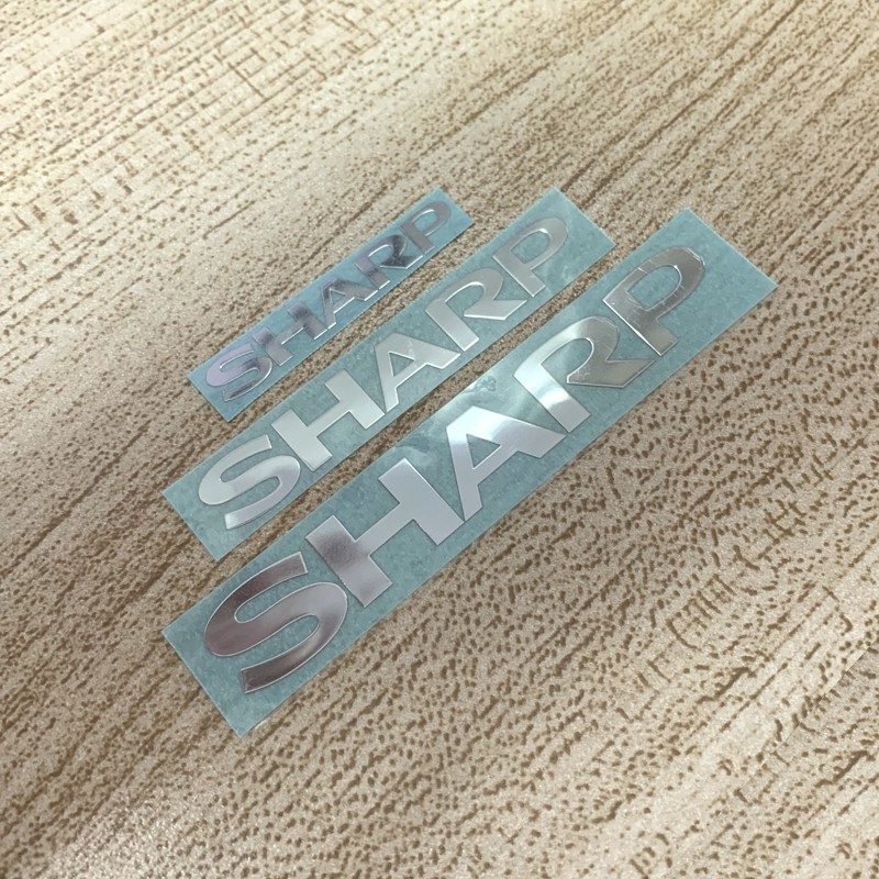 Sharp สติ๊กเกอร์โลโก้โลหะสําหรับติดตกแต่งทีวี - todaydiyz3.th - ThaiPick