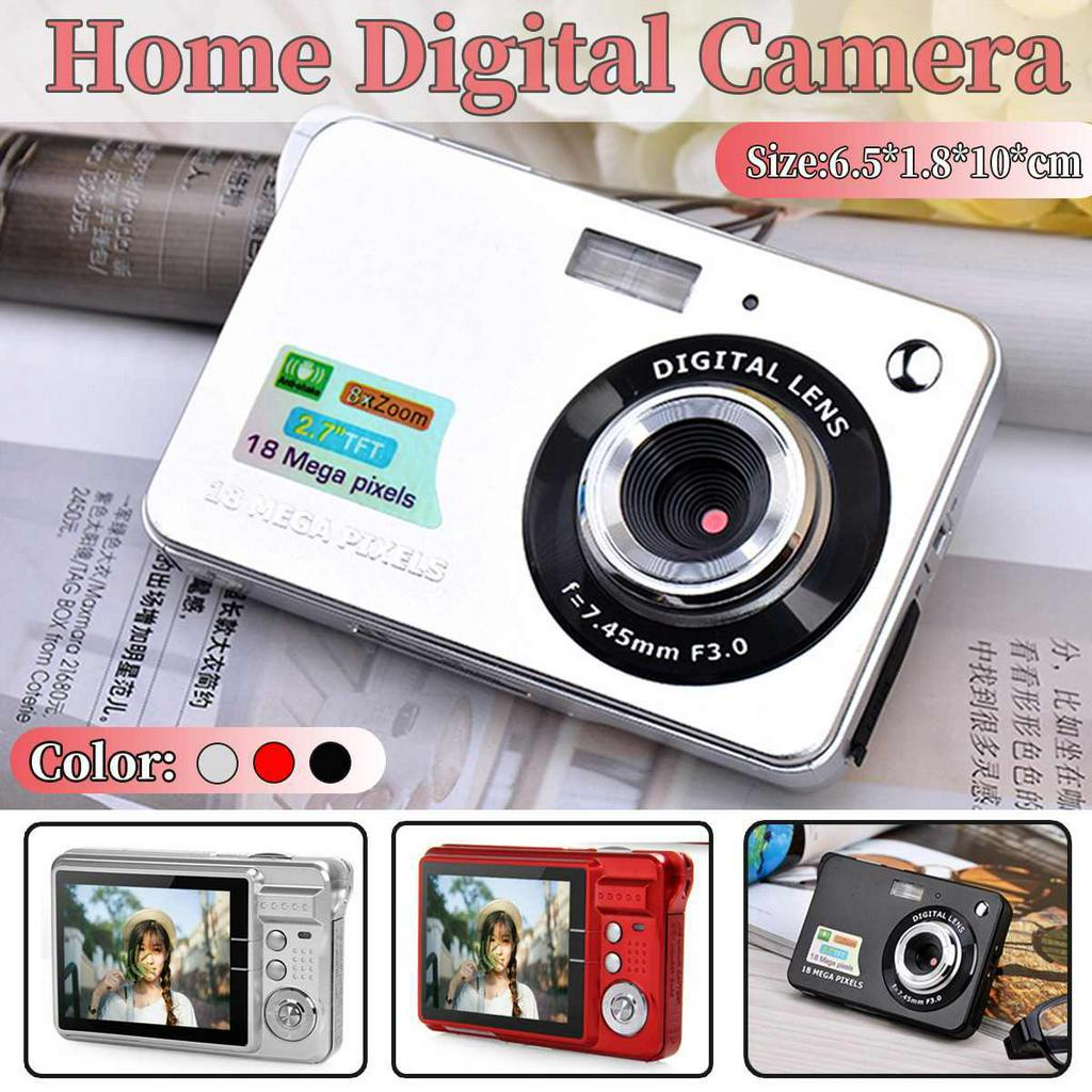 Mini Camera 2.7Inch TFT LCD Display 18MP 1080P 8x Zoom Digital Camera ...