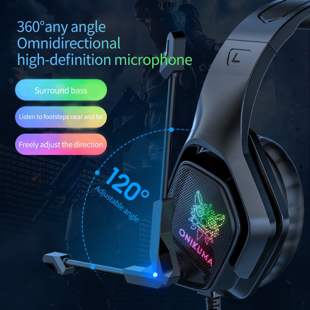 【ใหม่Hot สุดๆ】ขายดี ♀ ♣ONIKUMA X4 Gaming Headset Headphones with ...