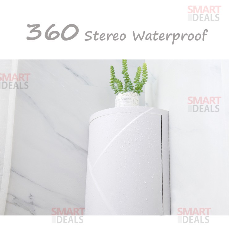 360 Degree Rotating 3 Layers Corner Rack 360 Bathroom Kitchen Shelf ...