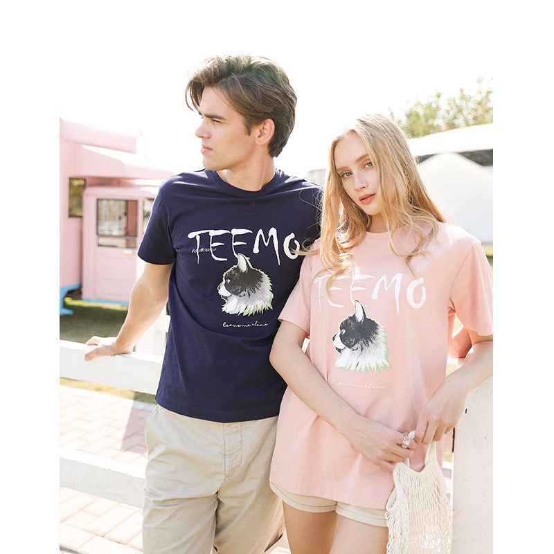 Jenize Jane กวีนิพนธ์ชุดนอนผู้หญิงฤดูร้อนแขนสั้นคอกลมผ้าฝ้ายผู้ชายเสื้อ ...