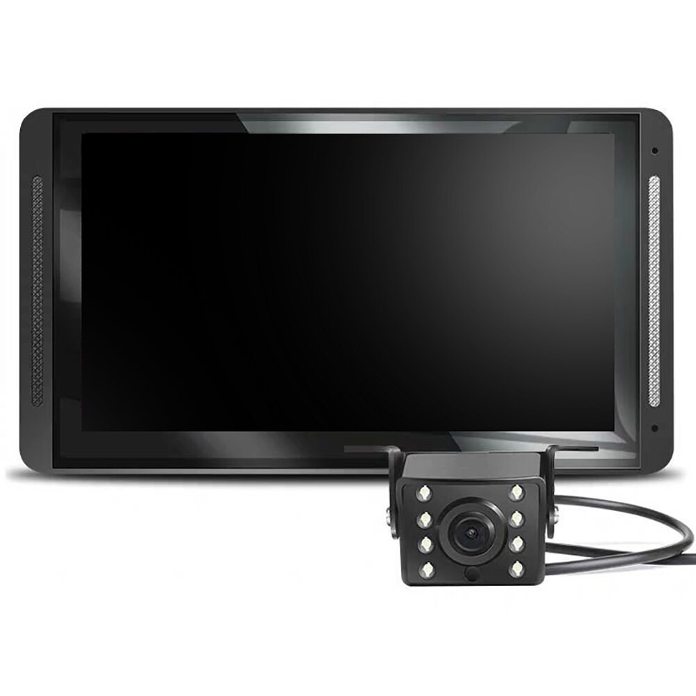 Rearview 7inch DVR Dash Cam Dual Camera Driving Video Recording System ...