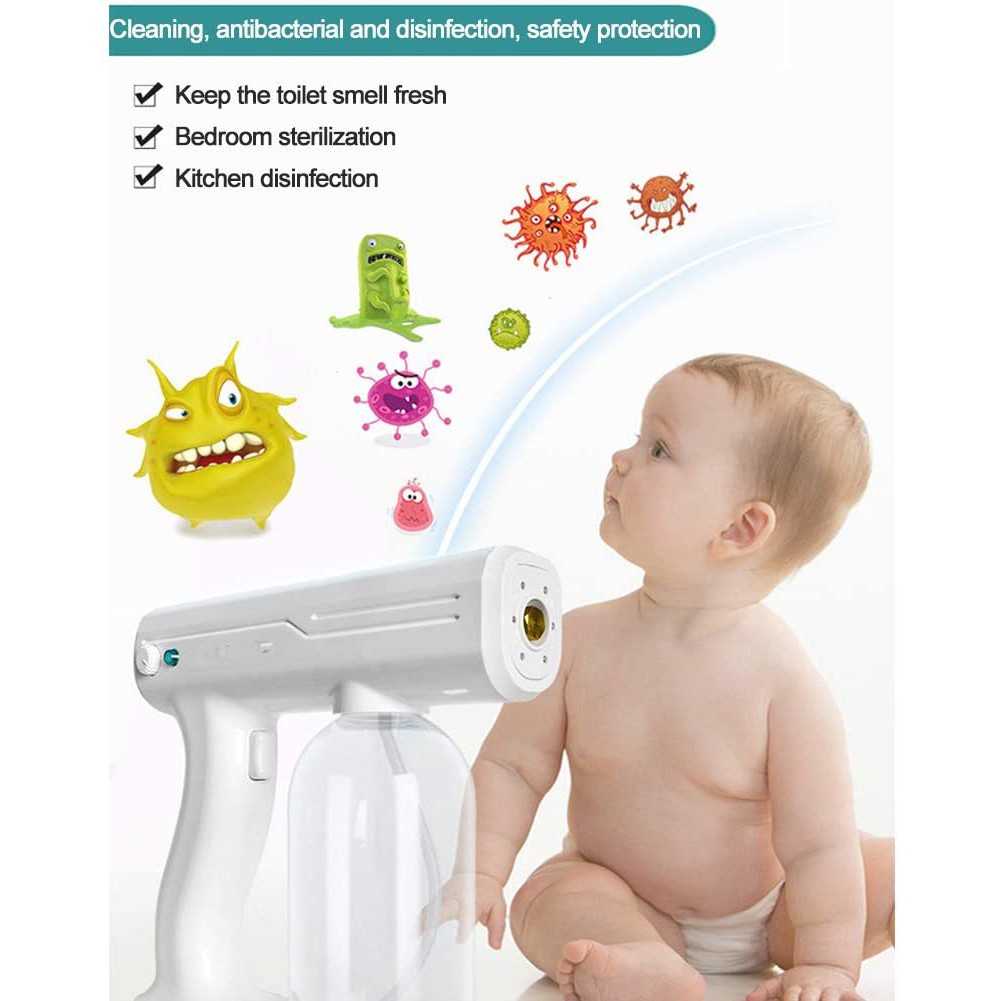 มีของพร้อมส่ง 800ML ปืนพ่นฆ่าเชื้อ แบบชาร์จ ปืนพ่นแอลกอฮอลล ปืนฉีดพ่น ...