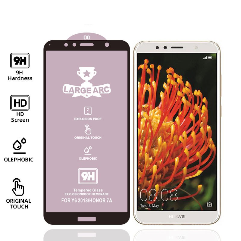 Screen Protector for Huawei Y7 Y6 Y5 Y6S Y5P Prime Pro Full Covered ...