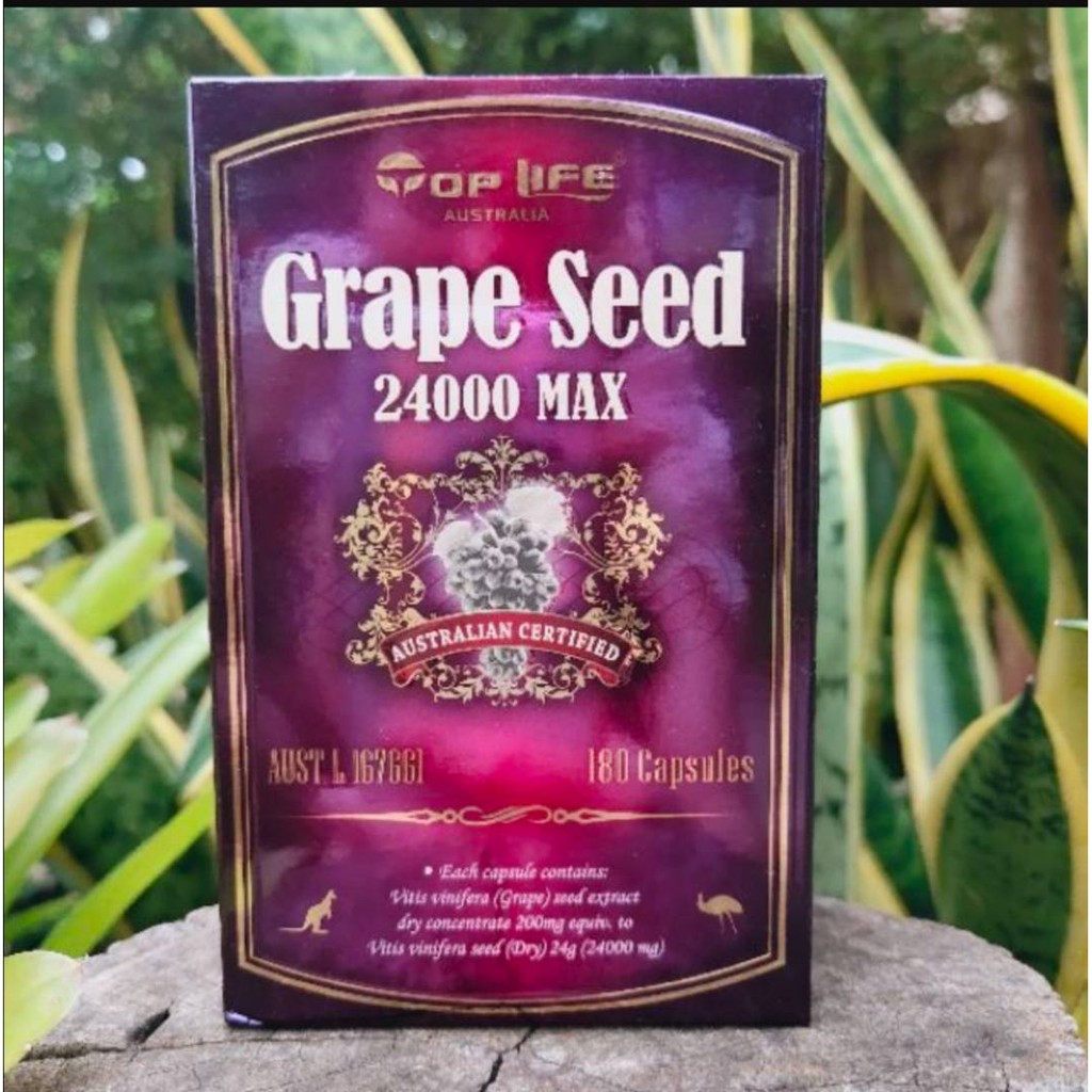Vistra Grape Seed Extract 60 mg วิสทร้า สารสกัดจาก เมล็ดองุ่น ขนาด 7 ...