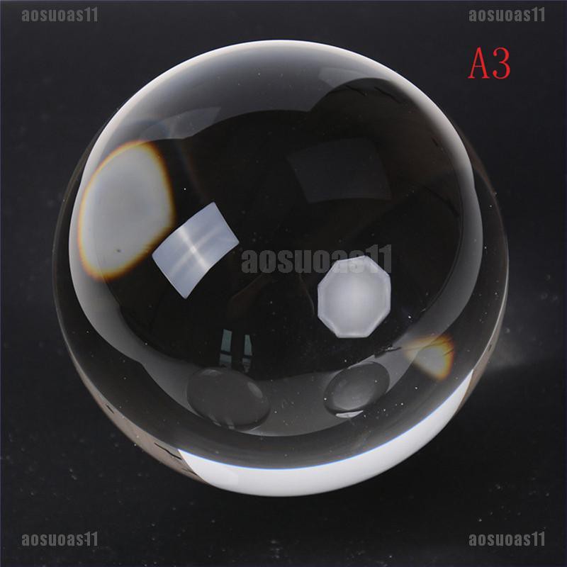 aosuOAS607080mm Contact Juggling Ball Magic Tricks Crystal Ultra Clear ...