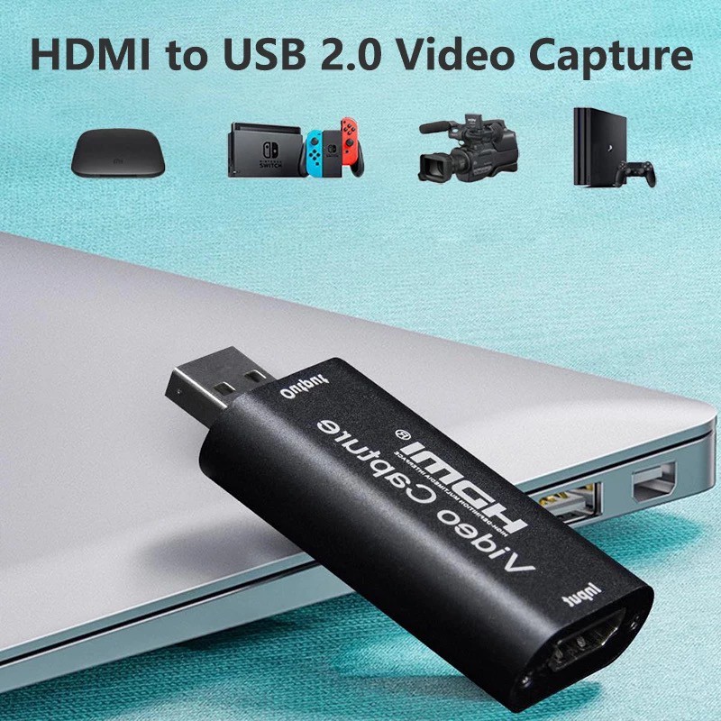 MINI Video Capture Card USB 2.0 HDMI Video Grabber บันทึกกล่อง FR PS4 ...