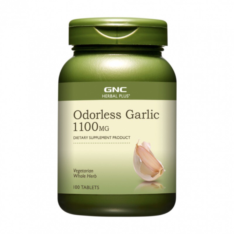 (สารสกัดจากกระเทียม) ????????GNC Odorless Garlic 1100mg 100 Tablets ...