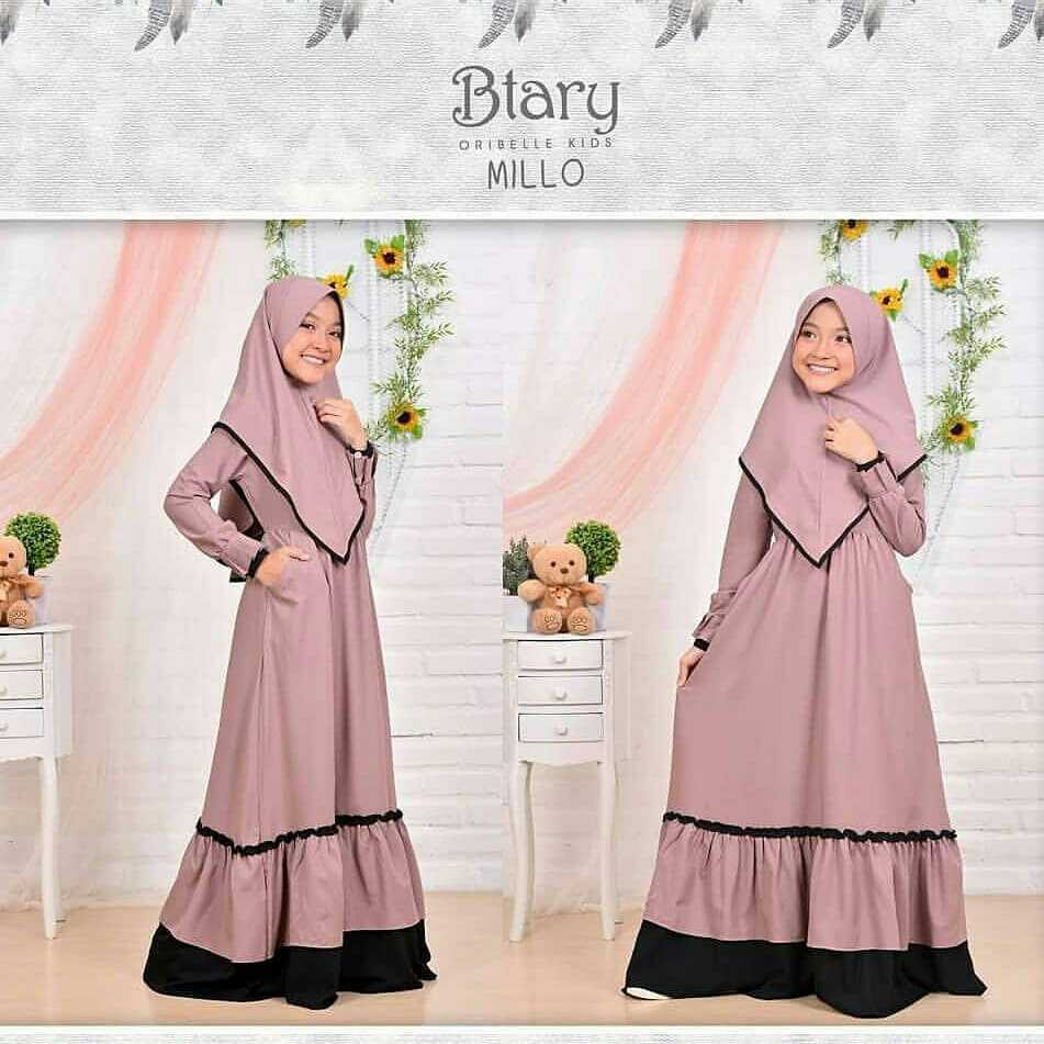 ชุดเสื้อคลุม Sharii Btary Khimar สําหรับเด็ก - grosirfashion_bandung1 ...