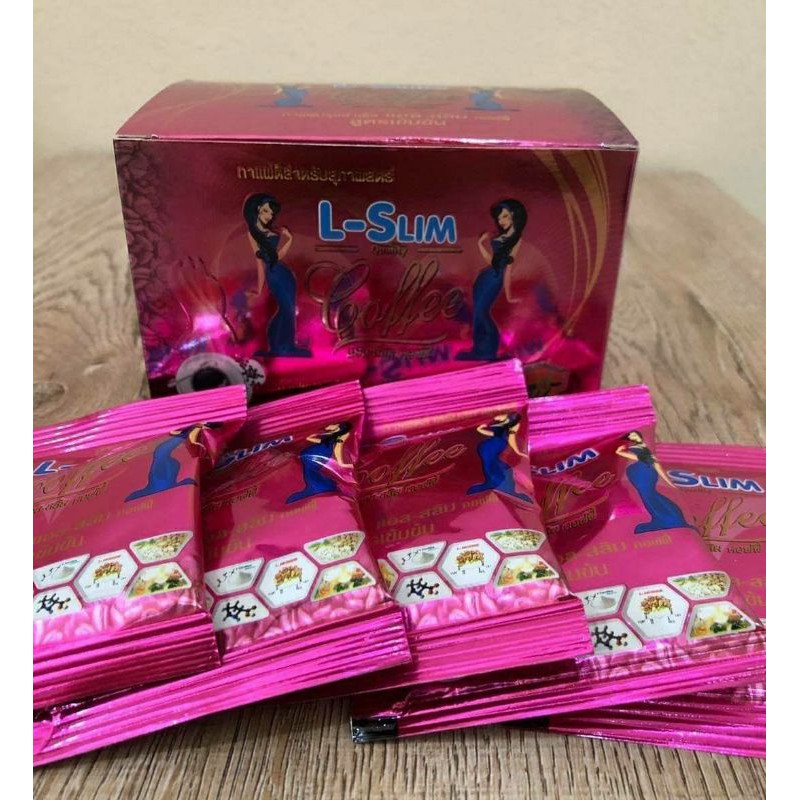 (โปร 2 กล่อง) กาแฟแอลสลิม Lslim Coffee แอลสริม กาแฟลดหุ่น 1 กล่องมี 10 ซอง ของแท้ 100 - mes_dee ...