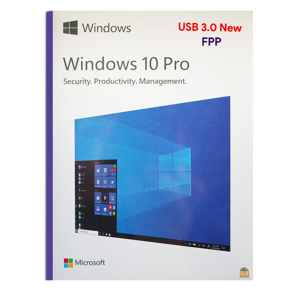 Windows 10 Pro 32 64 Bit ENG FPP HAV 00060 USB 3 0 S ittisak ThaiPick