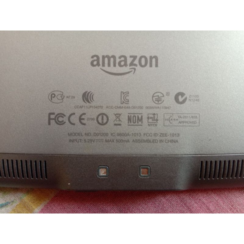 Kindle amazon model:D01200 - tuk88tuk - ThaiPick