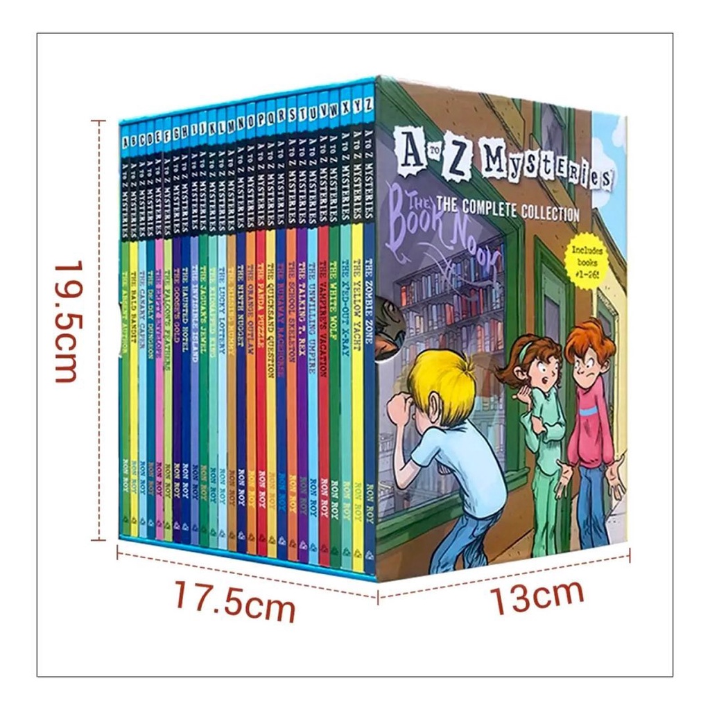 (ใช้โค้ดรับcoinคืน10ได้) พร้อมส่ง ชุดหนังสือ A to Z Mysteries The ...