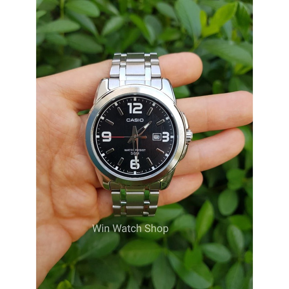 CASIO STANDARD นาฬิกาผู้ชาย รุ่น MTP-1314D-2AV สายสแตนเลส หน้าปัดสีน้ำเงิน - มั่นใจ ของแท้100 ...