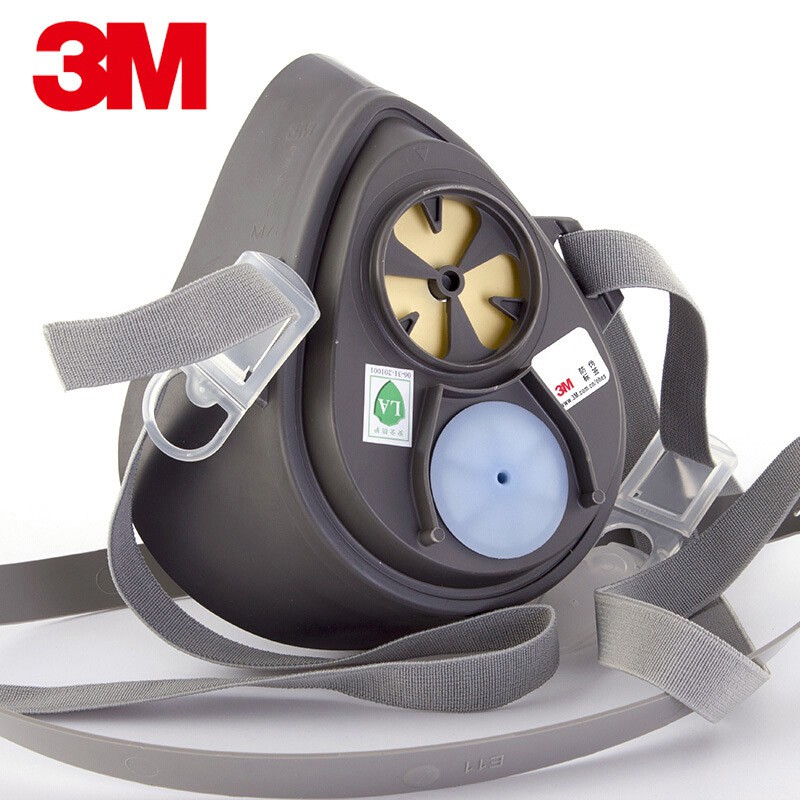 3M 3200 face Masks Half Mask Respirator Organic Face Protection Dust ...