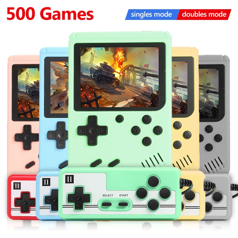 ALLOYSEED 500 Games Retro Video Game layer ortable ocket Mini Handheld ...