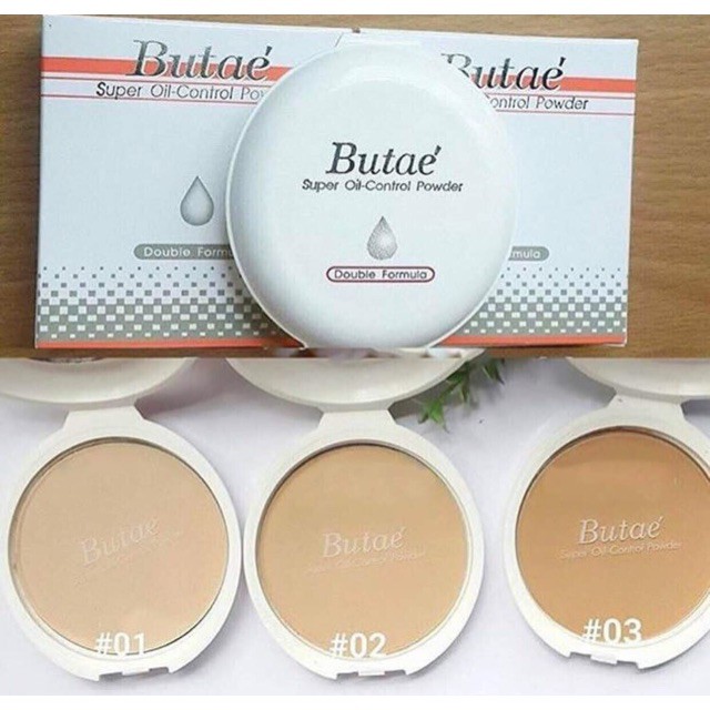 แป้งพัฟบูเต้ Butae Super Oil-Control Powder Double Formula 02 Soft ...
