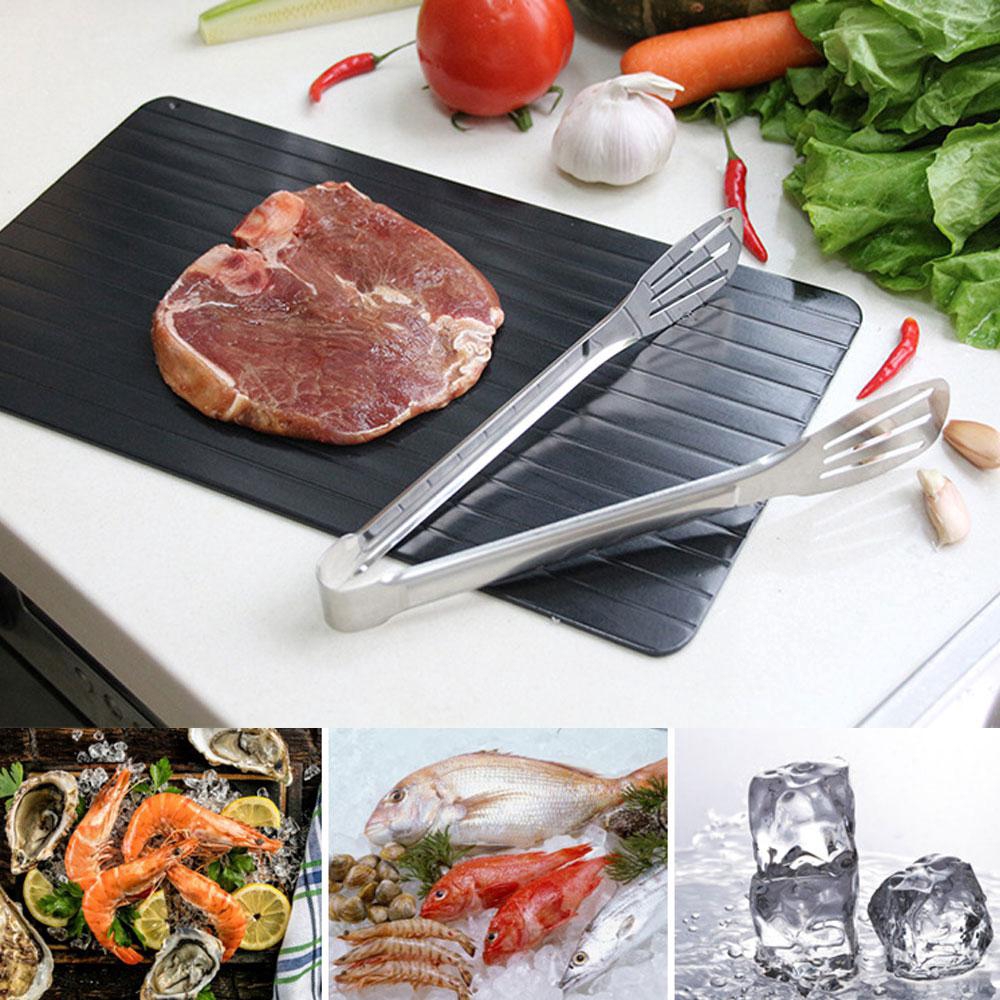 Fast Defrosting Plate Thaw Tray Froze Defrost Meat Fruit Food Quick ...