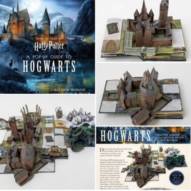 Harry potter A pop up guide to hogwarts หนังสือ ป็อปอัพแฮร์รี่พอตเตอร์ ...