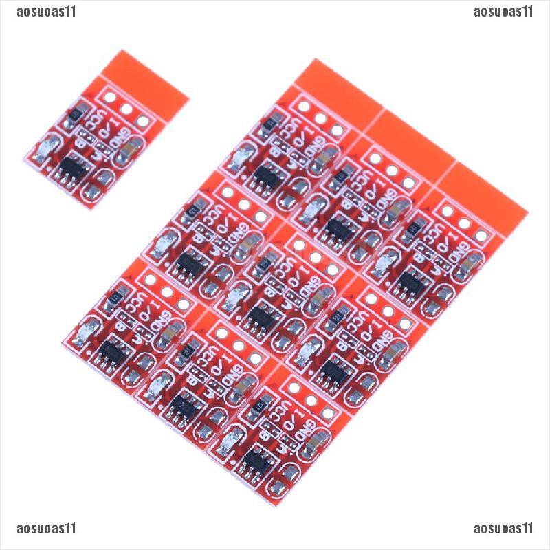 aosuOAS10Pcs TTP223 Capacitive Touch Switch Button Self-Lock Module ...