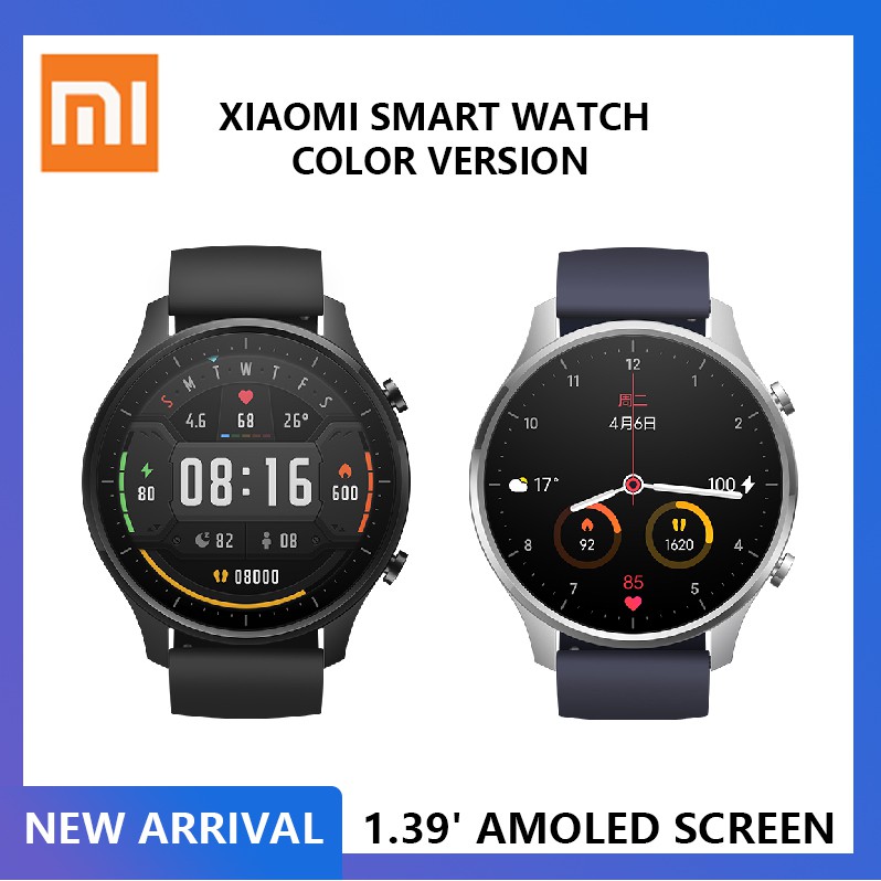 ☄ Xiaomi Mi Smart Watch Color Version นาฬิกาสมาทวอช Sport Fitness ...