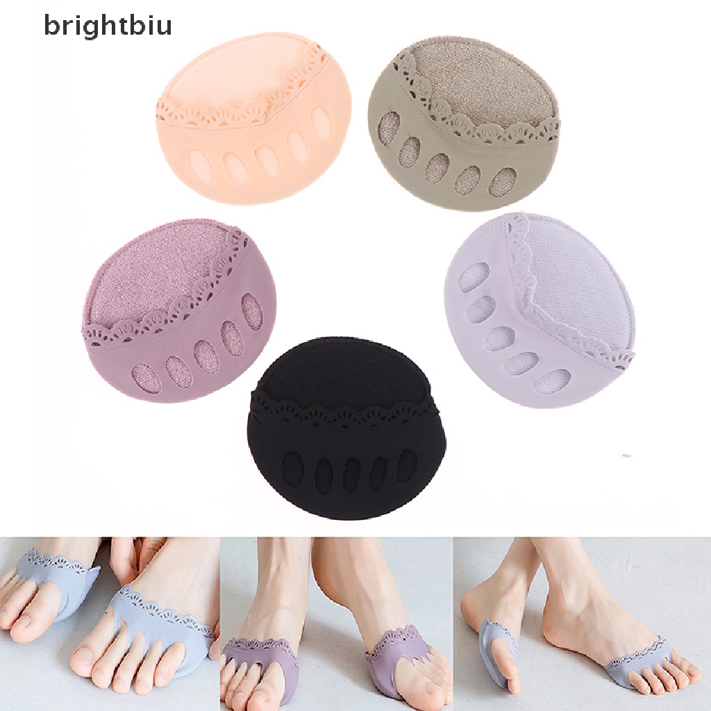 brightbiu Five Toes Forefoot Pads For Women High Heels Foot Pain Care ...