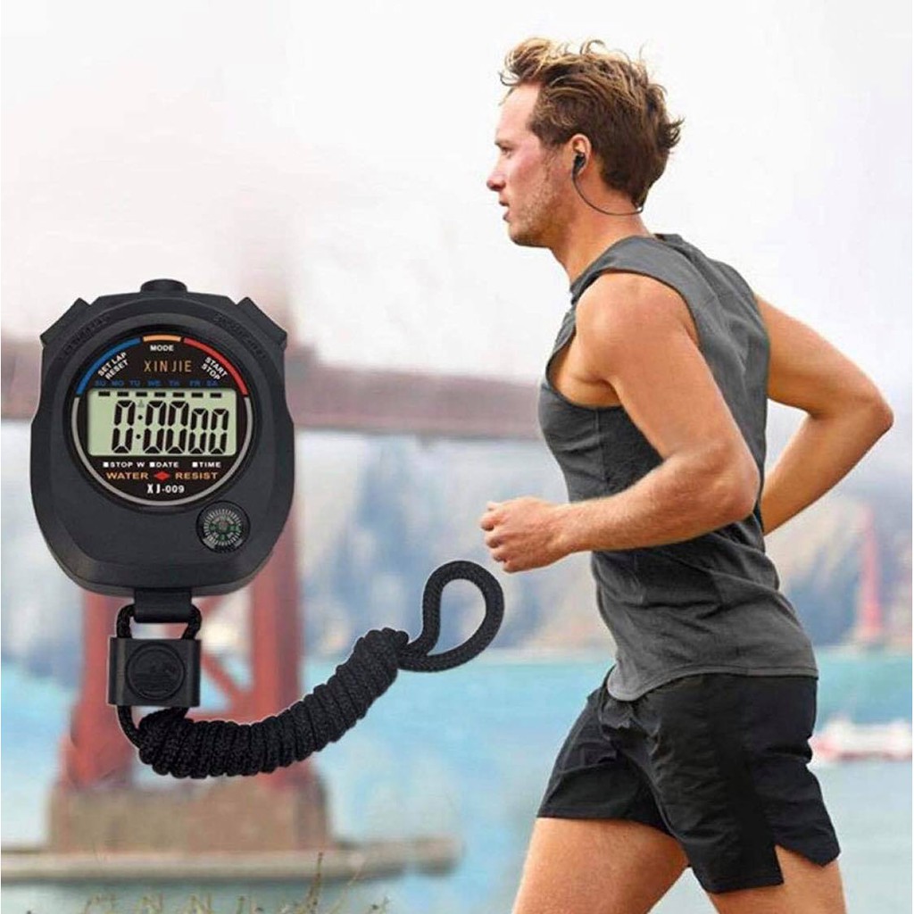 นาฬิกาจับเวลา รุ่น ZSD-009 Digital Sports Stopwatch Stop Watch นาฬิกา ...