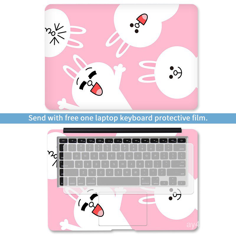 ★Free Keyboard Film★Universal 2 Pcs Cute Laptop Sticker Skin Cover for ...