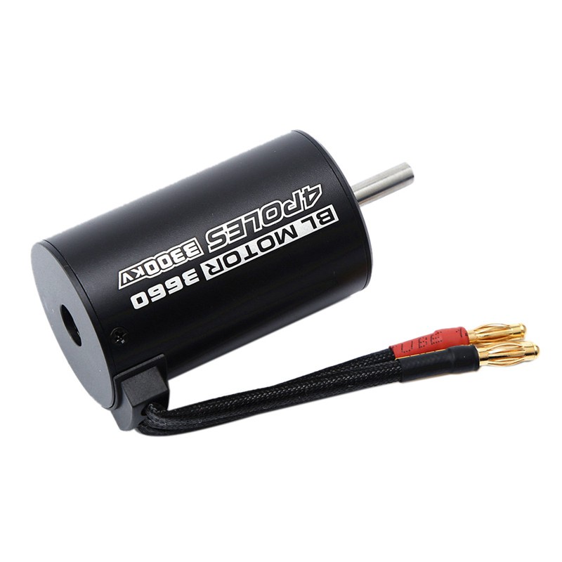 ชุดมอเตอร์ 3660 Brushless 80A Esc สําหรับรถบรรทุก 1/8 Rc -3300Kv ...