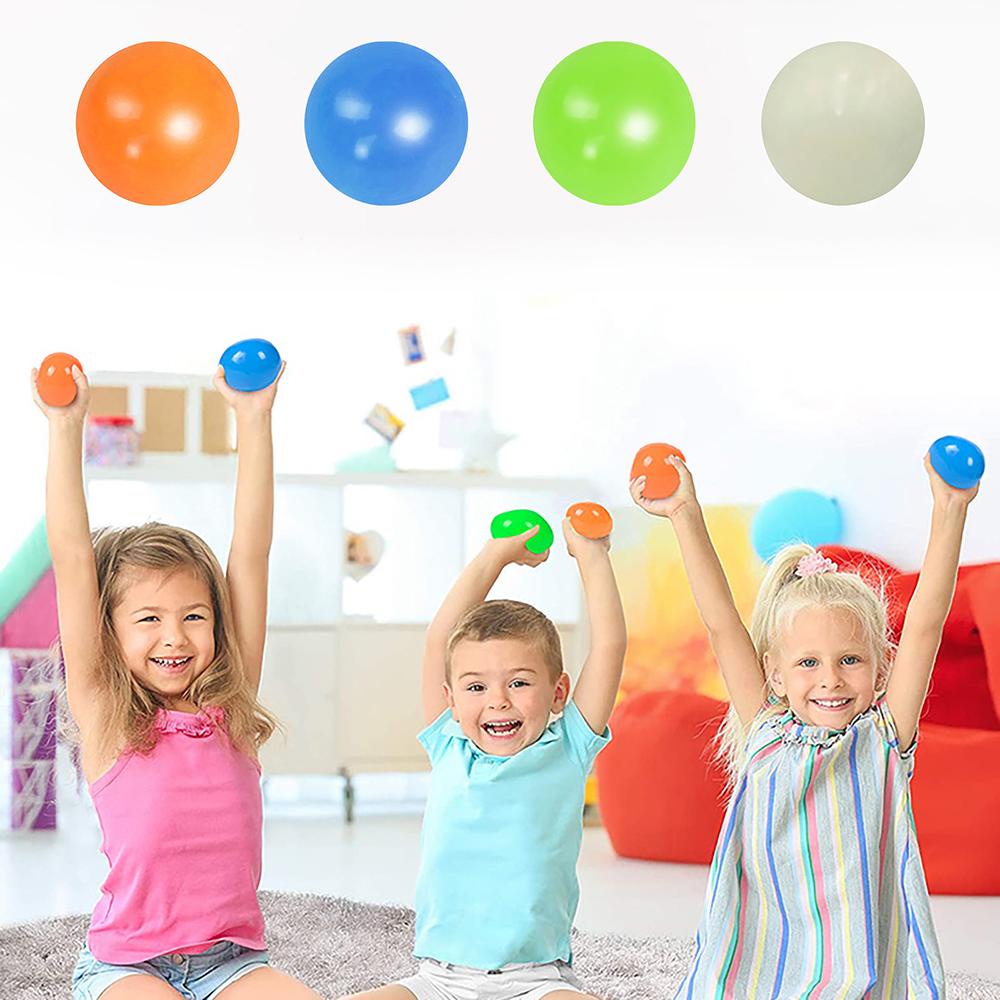 DYRUIDOJ1 Family Games Sticky Target Ball Kids Gifts Decompression Ball ...