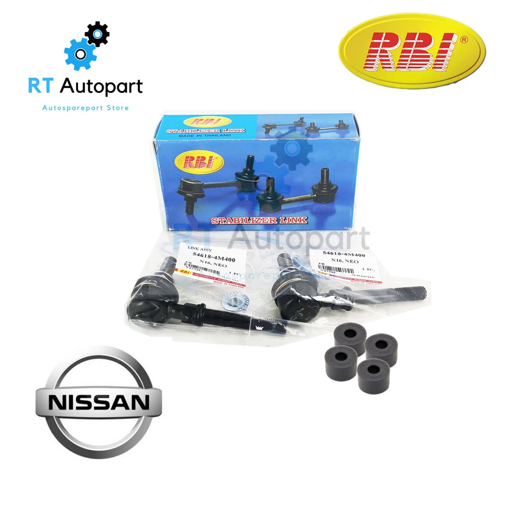 RBI ลูกหมากกันโคลงหน้า Nissan Sunny Neo *พร้อมชุดยาง* / ลูกหมากกันโคลง ...