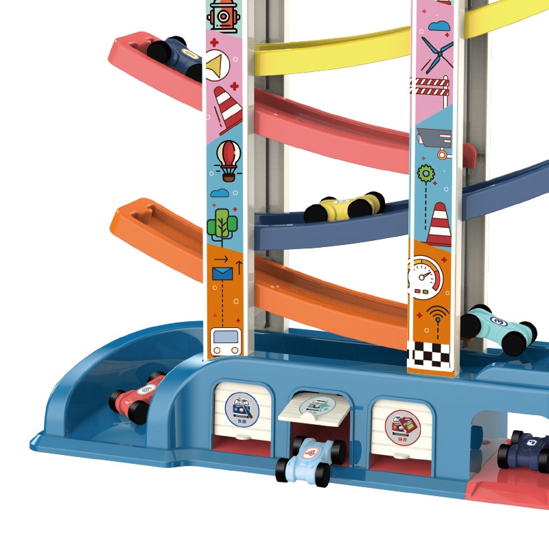 Racing Slide Track Car Baby Toys 0 36 Months 12 Months Toddlers Kids ...