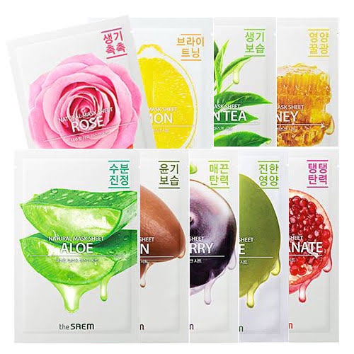 The Saem Natural mask sheet (New Package) มาสก์บำรุงผิวจากสารสกัด ...