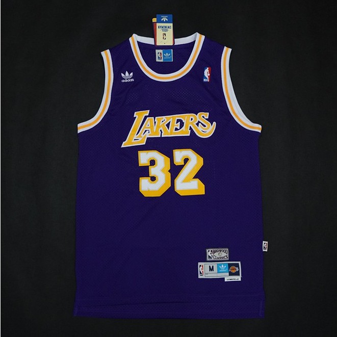 เสื้อบาสเก็ตบอลแขนกุดลายทีม Lakers No . 32 Johnson Johnson - yihha.th ...