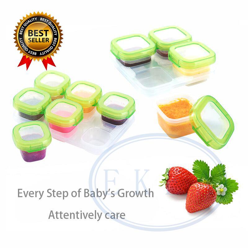 【EKEA】6Pcs Set Baby Food Container Memory Storage Box Baby Milk Box ...