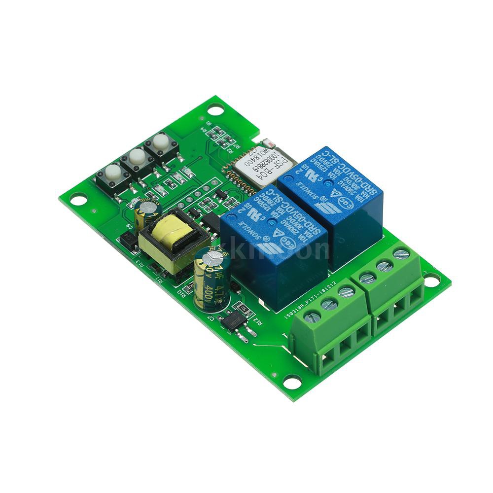 eWeLink Smart Wifi Switch Universal Module 2CH AC85-250V Wireless ...