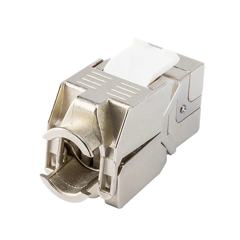 CAT6 Cat6A Cat5e Keystone Jack Full Shielded RJ45 Connector LSA ...