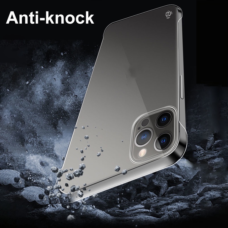 Full Transparent Borderless Phone Case for Redmi Note 10 11T Pro 11 E 11E 9 8 7 8A Xiaomi Mi 12 ...