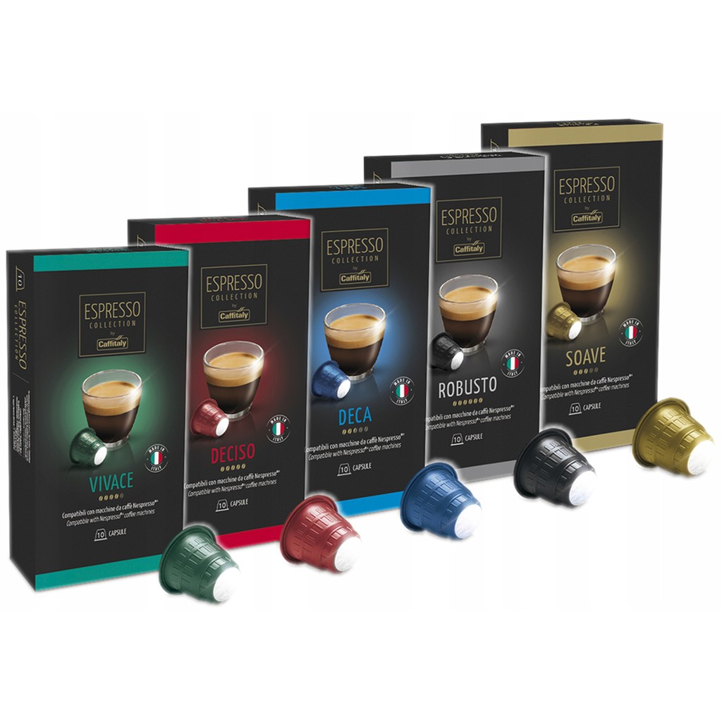 กาแฟแคปซูล Espresso Collection by Caffitaty Nespresso Capsules | Shopee ...