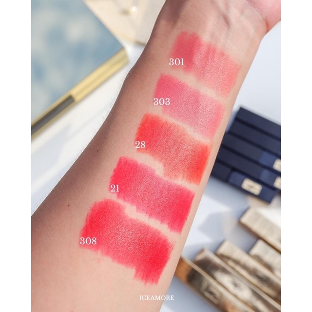 แท้ ลิป YSL Rouge Pur Couture the slim Velvet Radical ลิปแบมแบม สี 301 ...