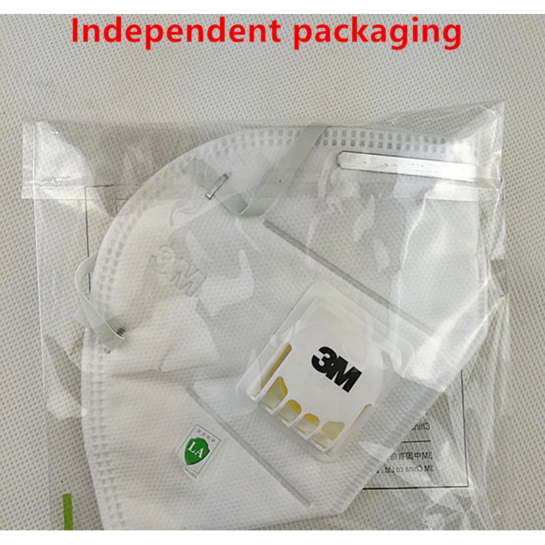 หน้ากาก 3M 9001v 9002v mask KN90 P1 หน้ากากกันฝุ่น หน้ากากป้องกันฝุ่น PM2.5 สามเอ็ม ...