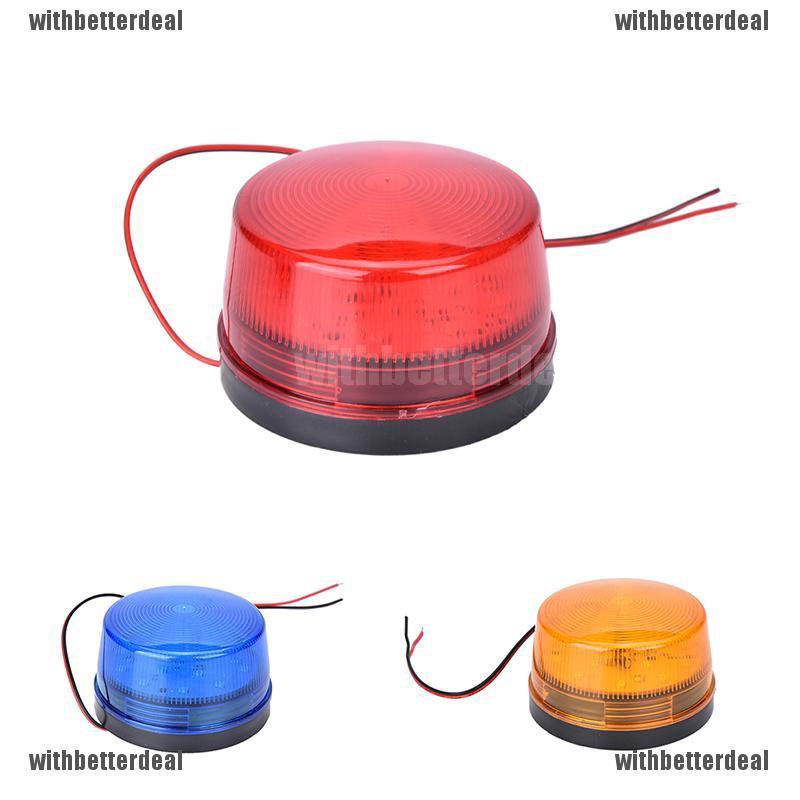 12V-24V Amber 4LED 12W Car Truck Strobe Flash Emergency Warning Bar ...